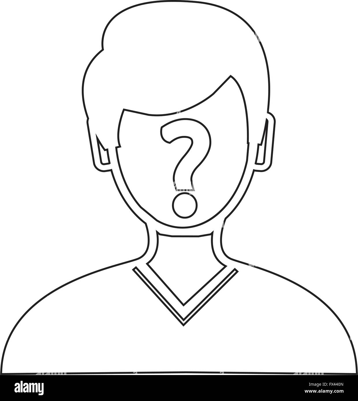 Who Icon Illustration and Vector Art Stock Vector Image & Art - Alamy