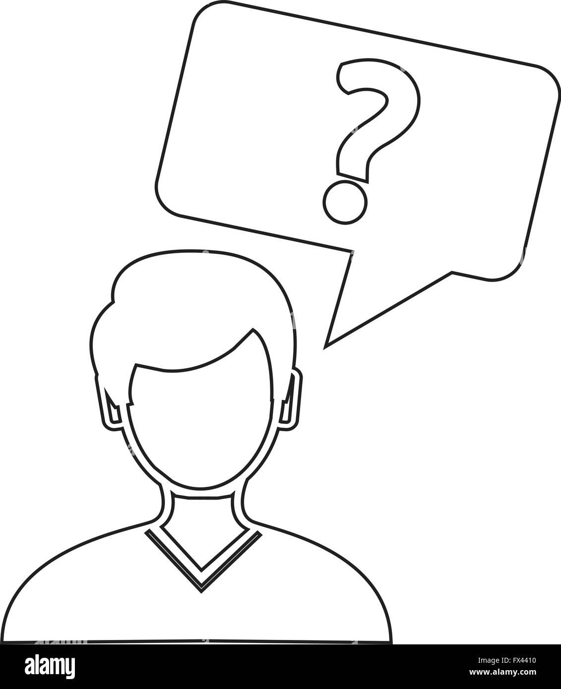 Who Icon Illustration and Vector Art Stock Vector Image & Art - Alamy