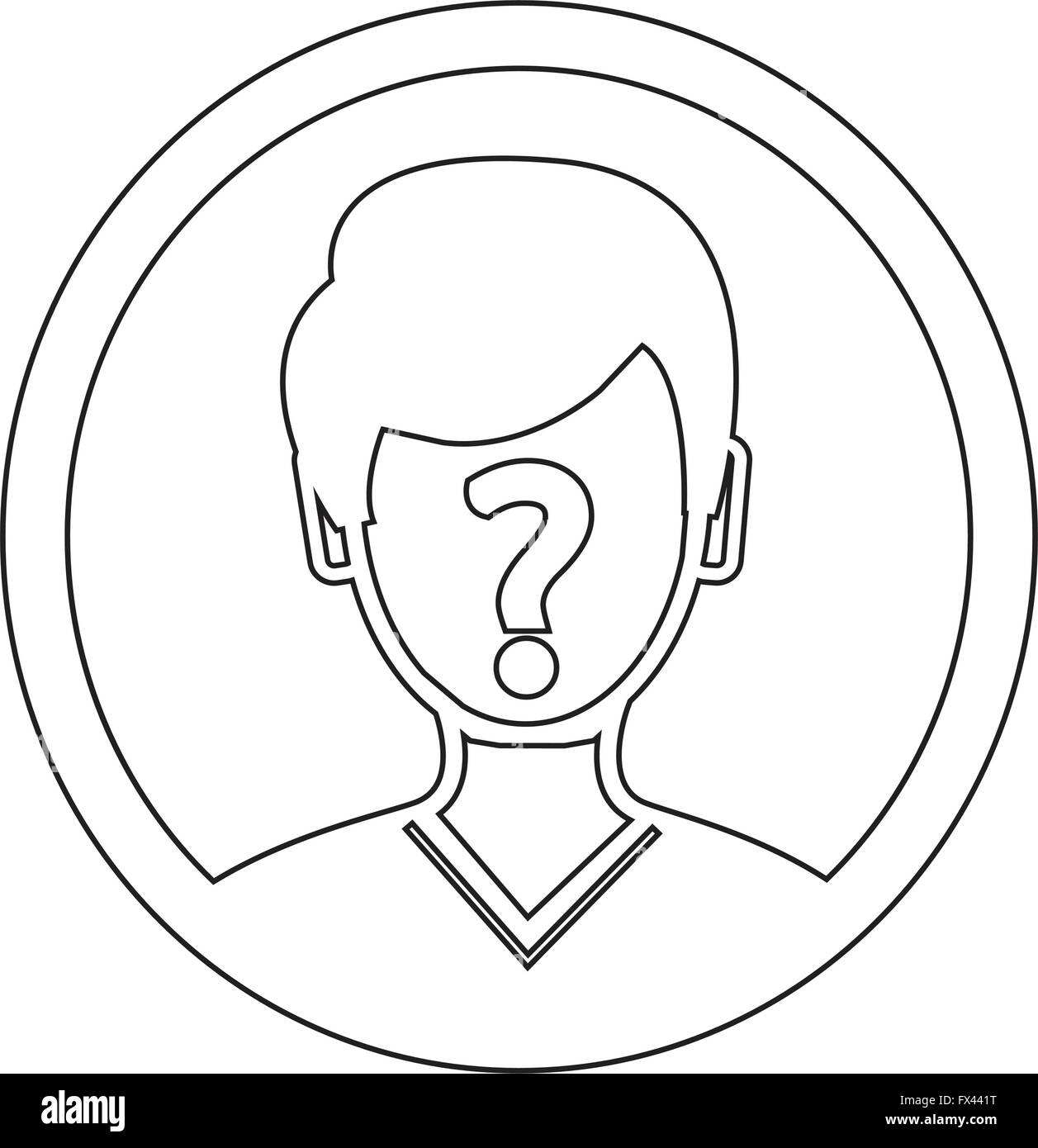 Who Icon Illustration and Vector Art Stock Vector Image & Art - Alamy