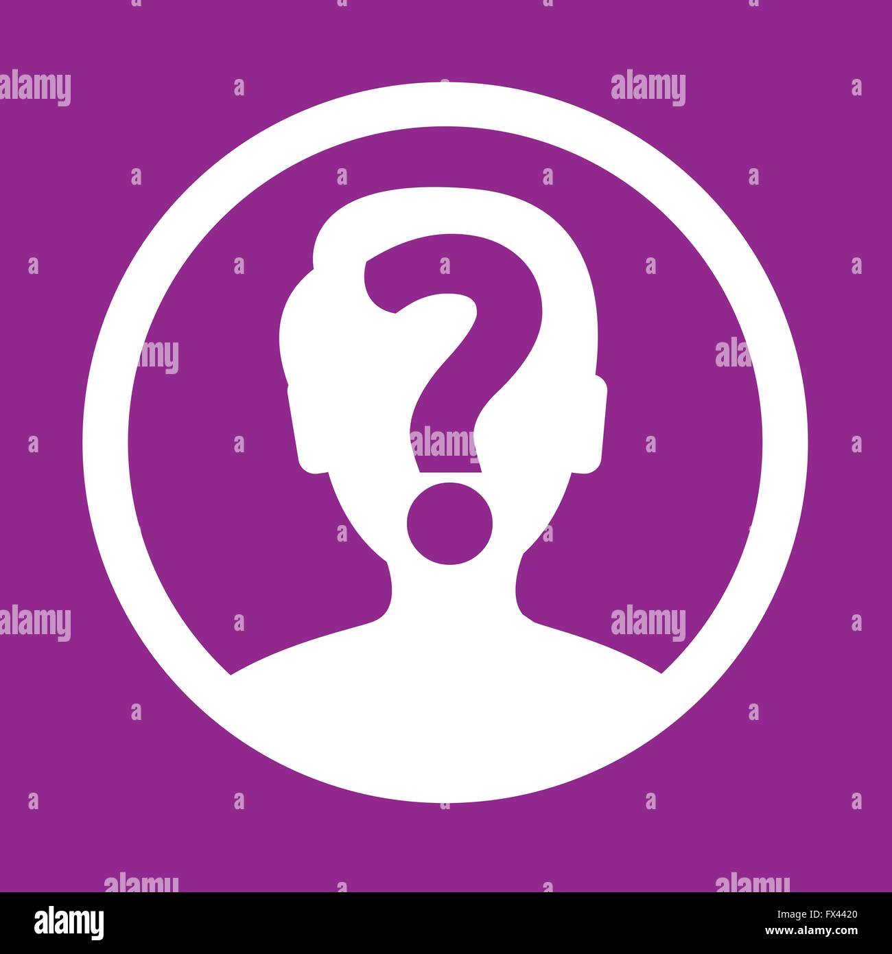 Who Icon Illustration and Vector Art Stock Vector Image & Art - Alamy