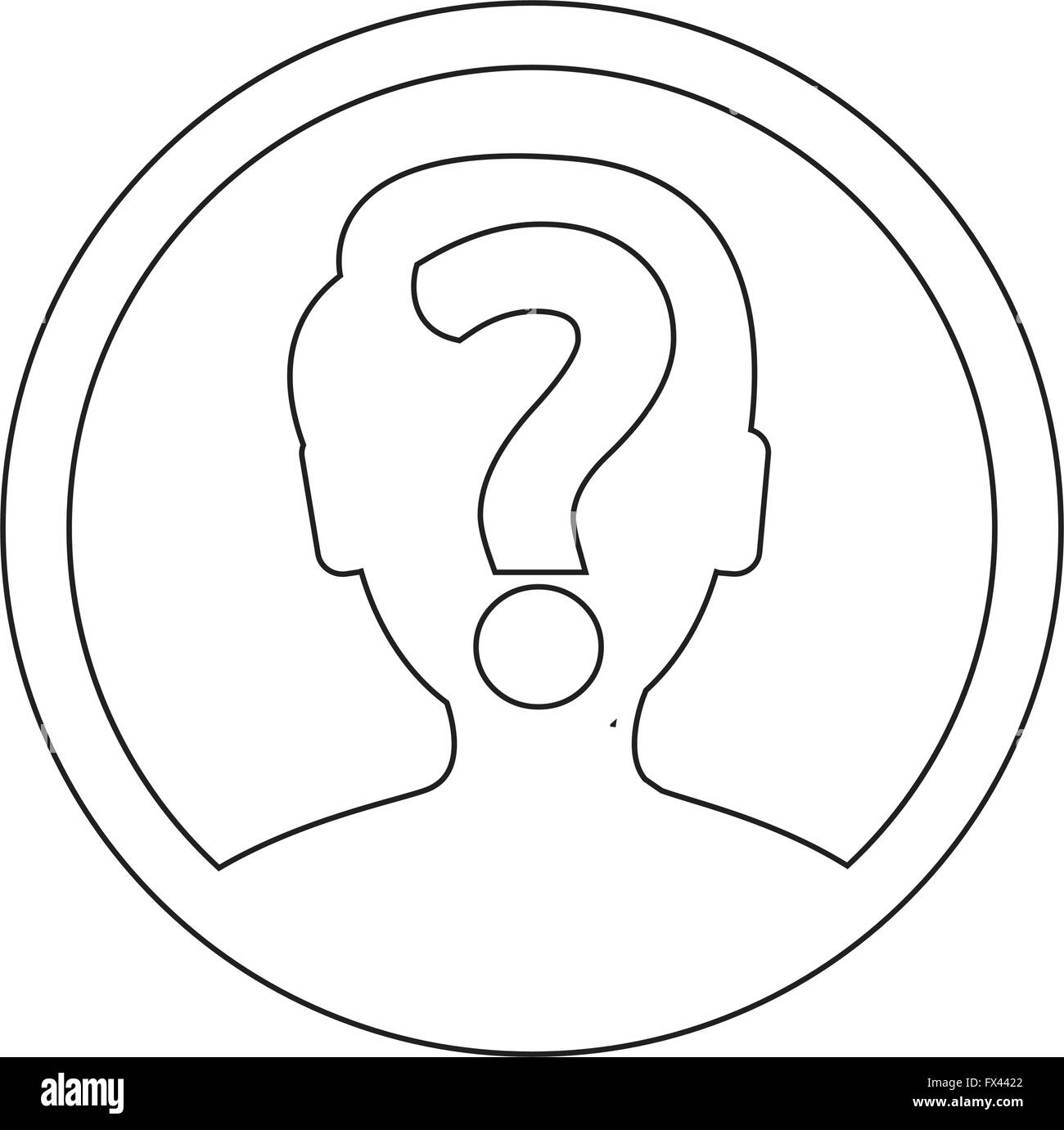 Who Icon Illustration and Vector Art Stock Vector Image & Art - Alamy