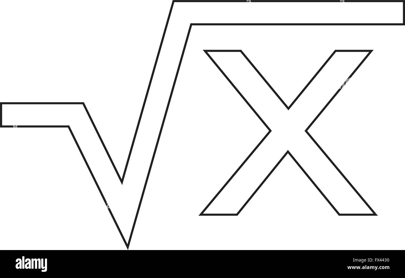 Square Root Symbol Clip Art