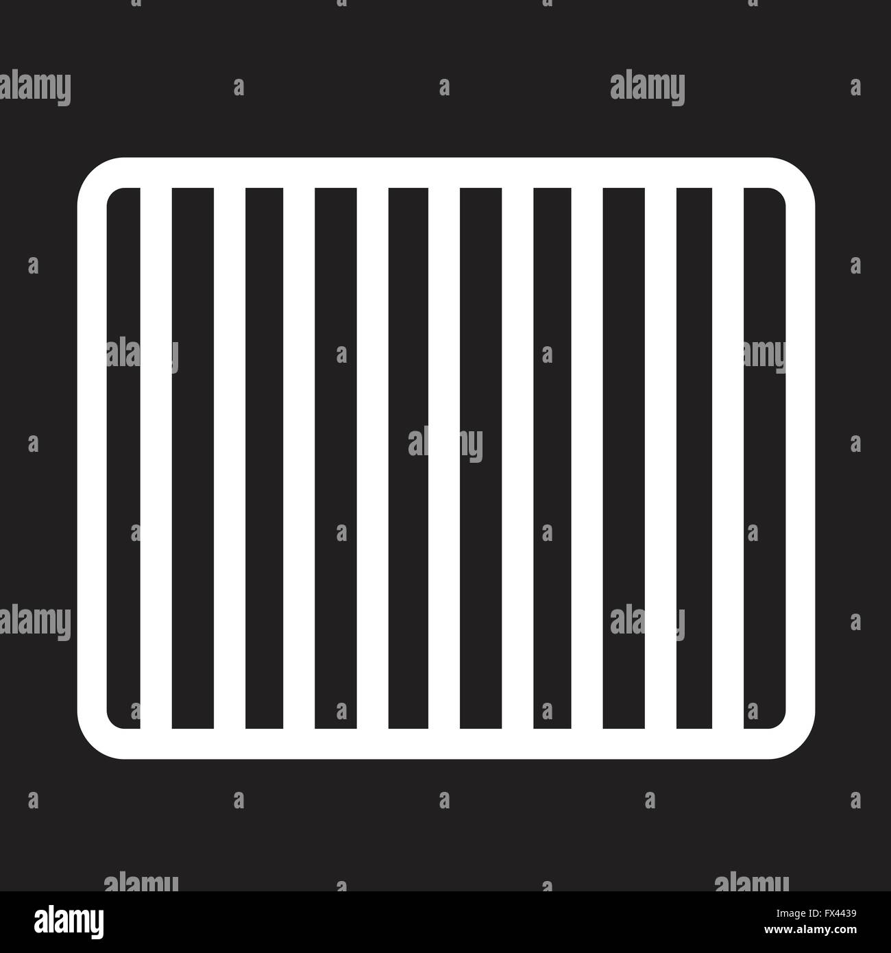 Prison bars jail icon Illustration Art Stock Vector Image & Art - Alamy