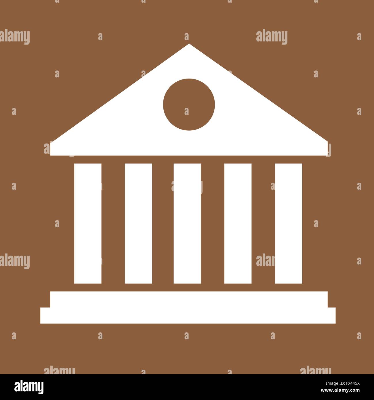 Library Building Icon Illustration Art Stock Vector Image & Art - Alamy