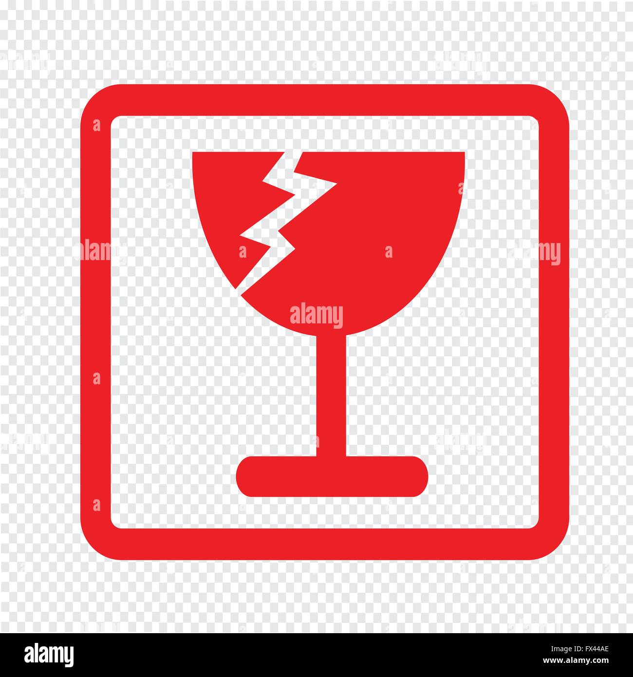 fragile icon symbol Illustration design Stock Vector Image & Art - Alamy