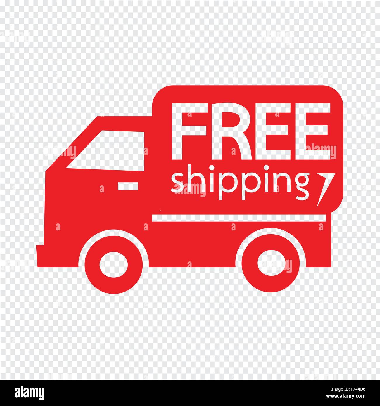 Free shipping icon symbol Illustration design Stock Vector Image & Art ...