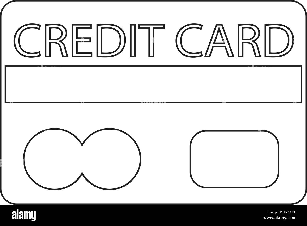 Credit Card Icon symbol Illustration design Stock Vector Image & Art ...