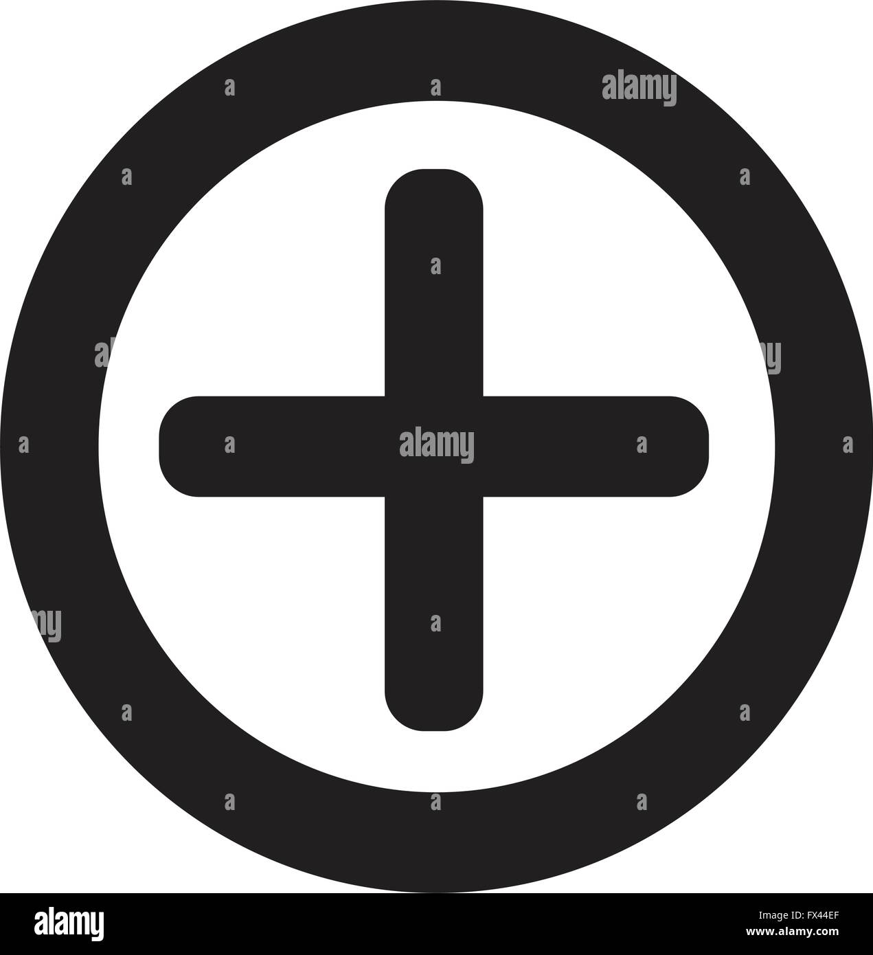 Additional plus Icon symbol Illustration design Stock Vector Image ...