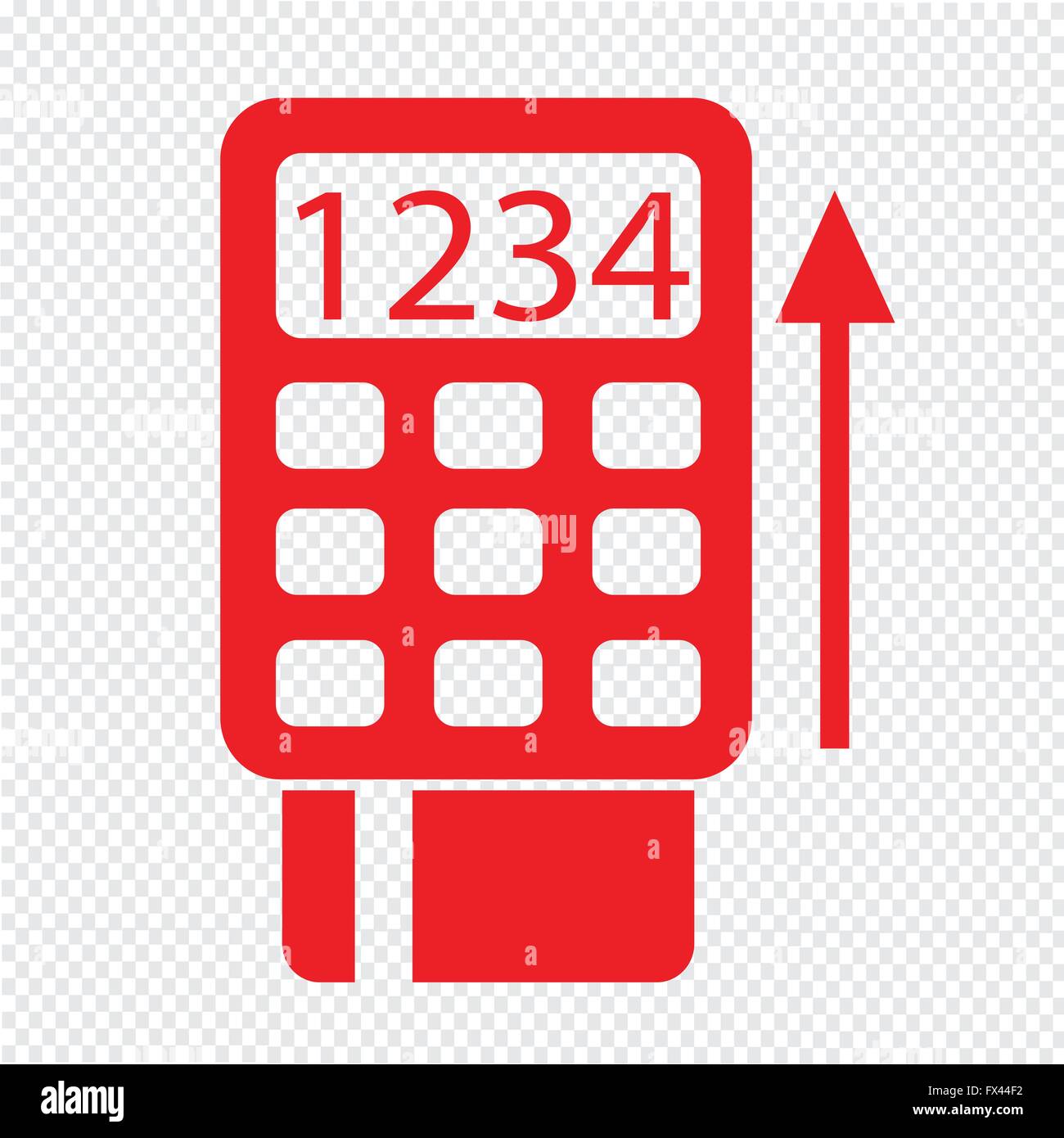 POS Terminal Icon symbol Illustration design Stock Vector Image & Art ...