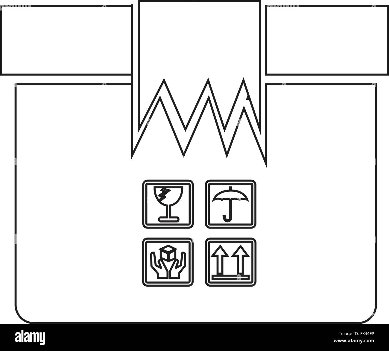 Box Package Icon symbol Illustration design Stock Vector Image & Art ...