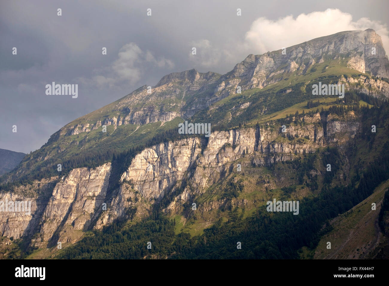 Mountains in the swiss alps, canton berne; switzerland Stock Photo - Alamy