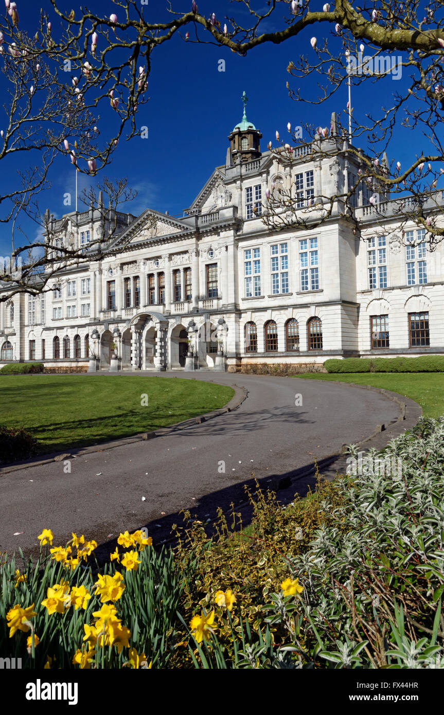 Cardiff university glamorgan building cathays hi-res stock photography ...