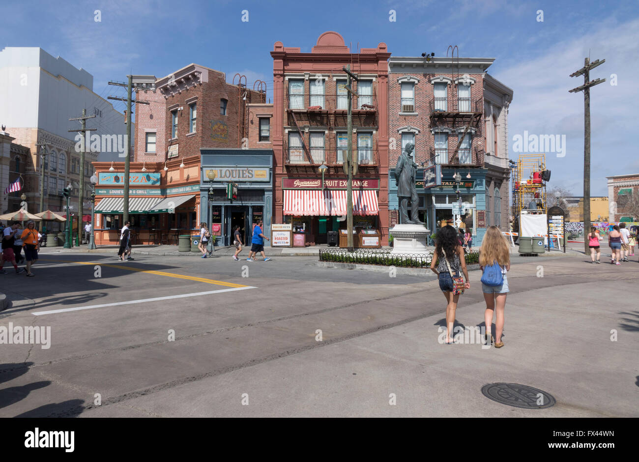Little Italy Back Lot In The San Francisco Area Of Universal Studios ...