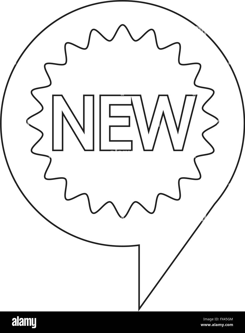 New icon Illustration symbol design Stock Vector Image & Art - Alamy