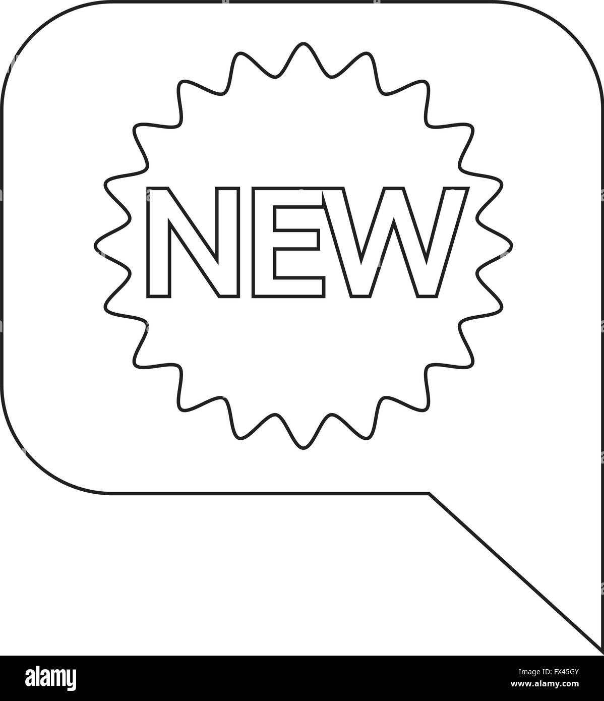 New icon Illustration symbol design Stock Vector Image & Art - Alamy