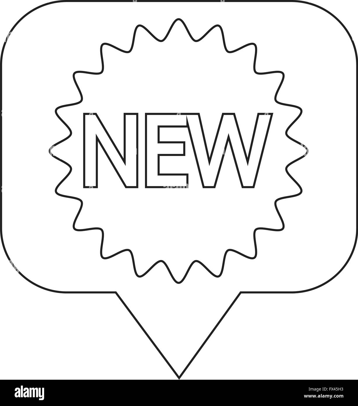 New icon Illustration symbol design Stock Vector Image & Art - Alamy