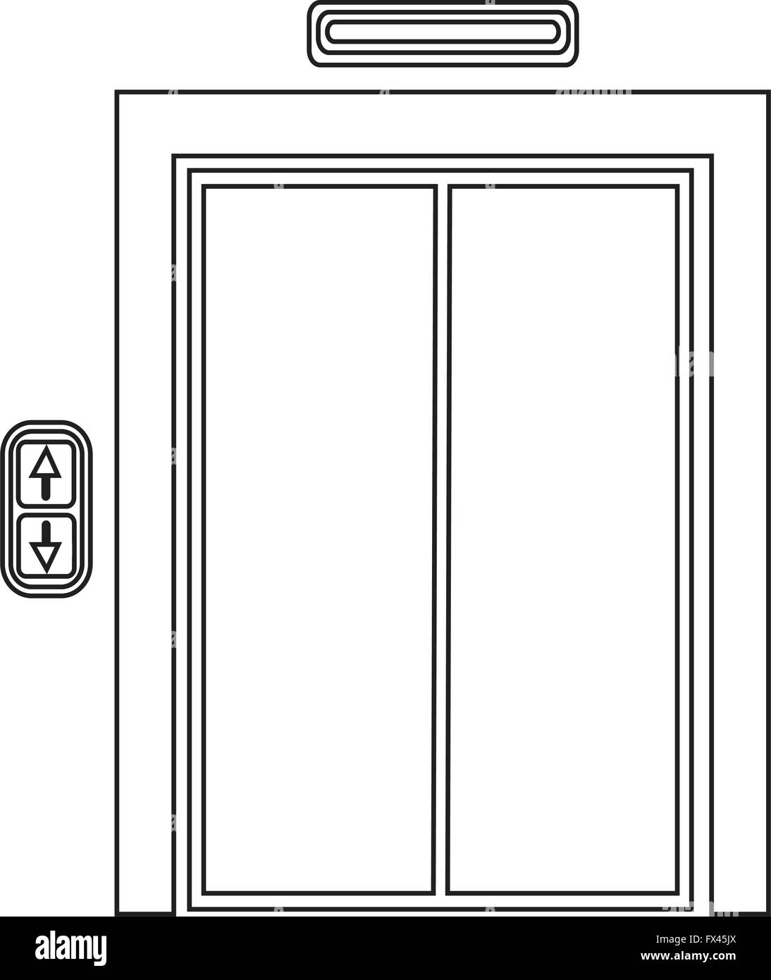 elevator icon Illustration symbol design Stock Vector Image & Art - Alamy