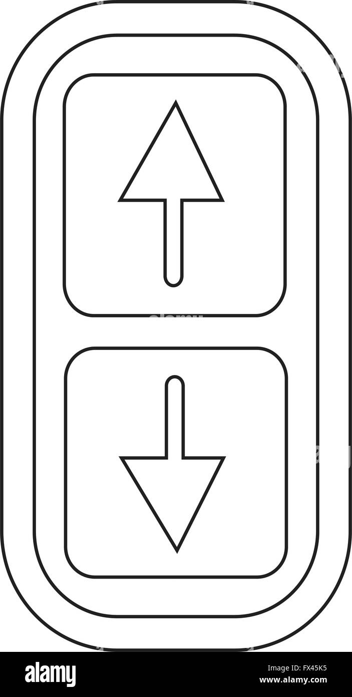 Arrow up and down icon Illustration symbol design Stock Vector Image ...