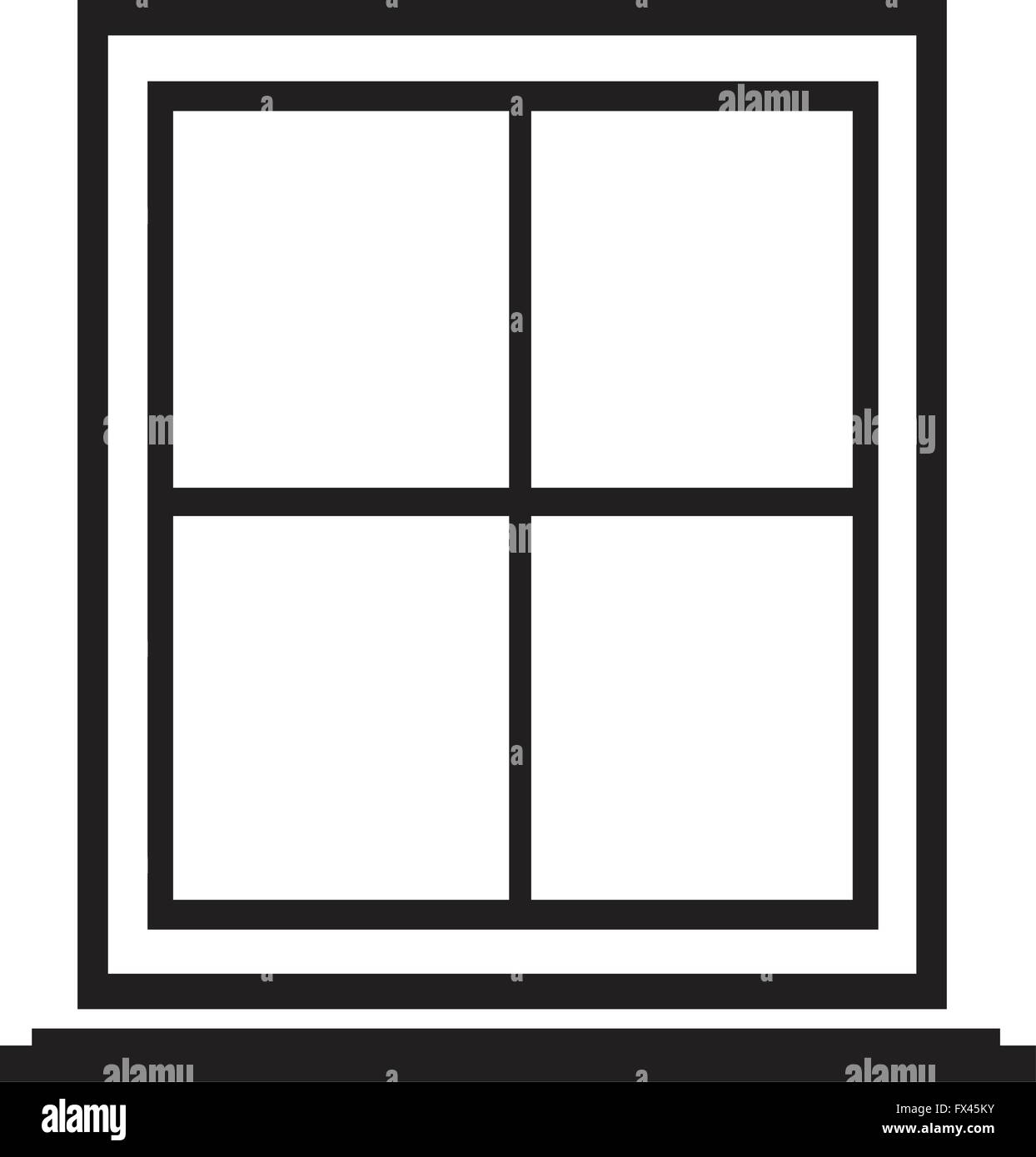 window icon Illustration symbol design Stock Vector Image & Art - Alamy