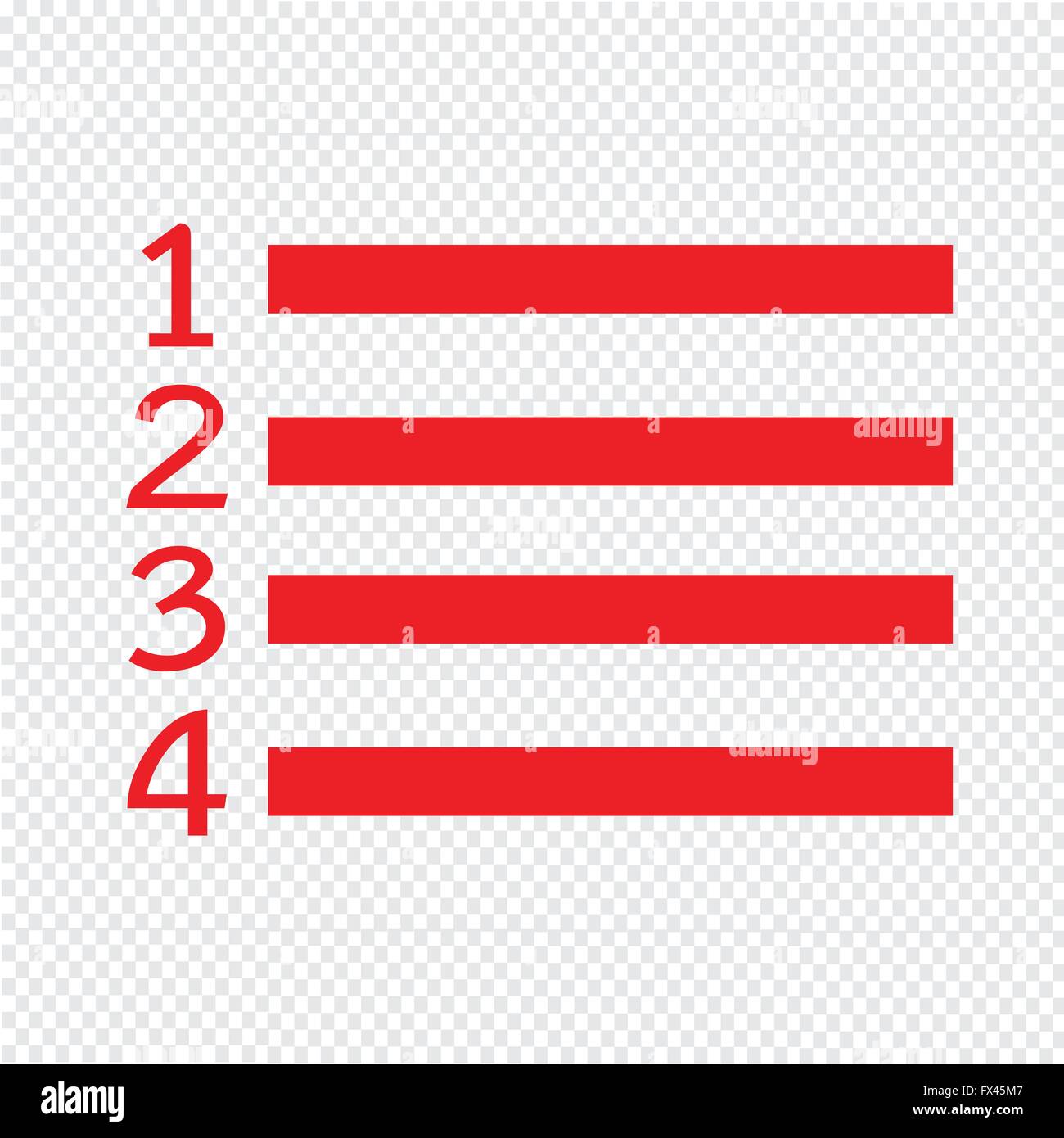 Numbered list Stock Vector Images - Alamy
