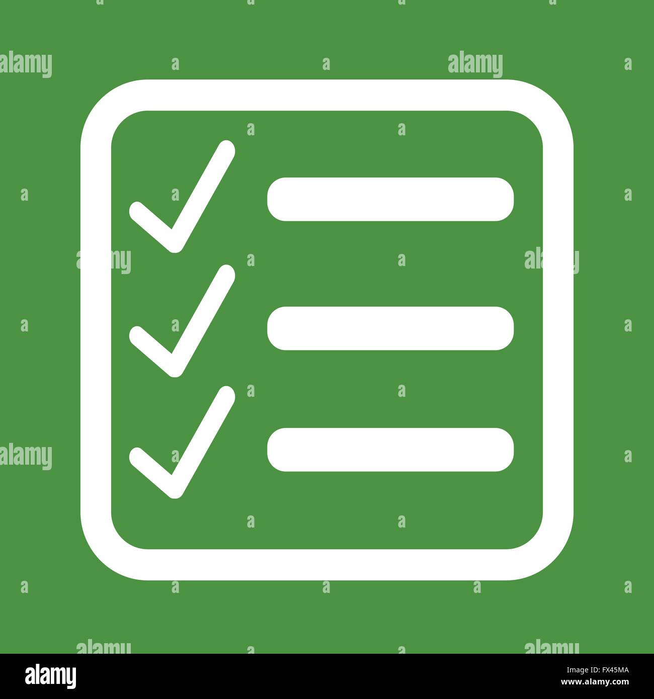 Checklist icon Illustration symbol design Stock Vector Image & Art - Alamy