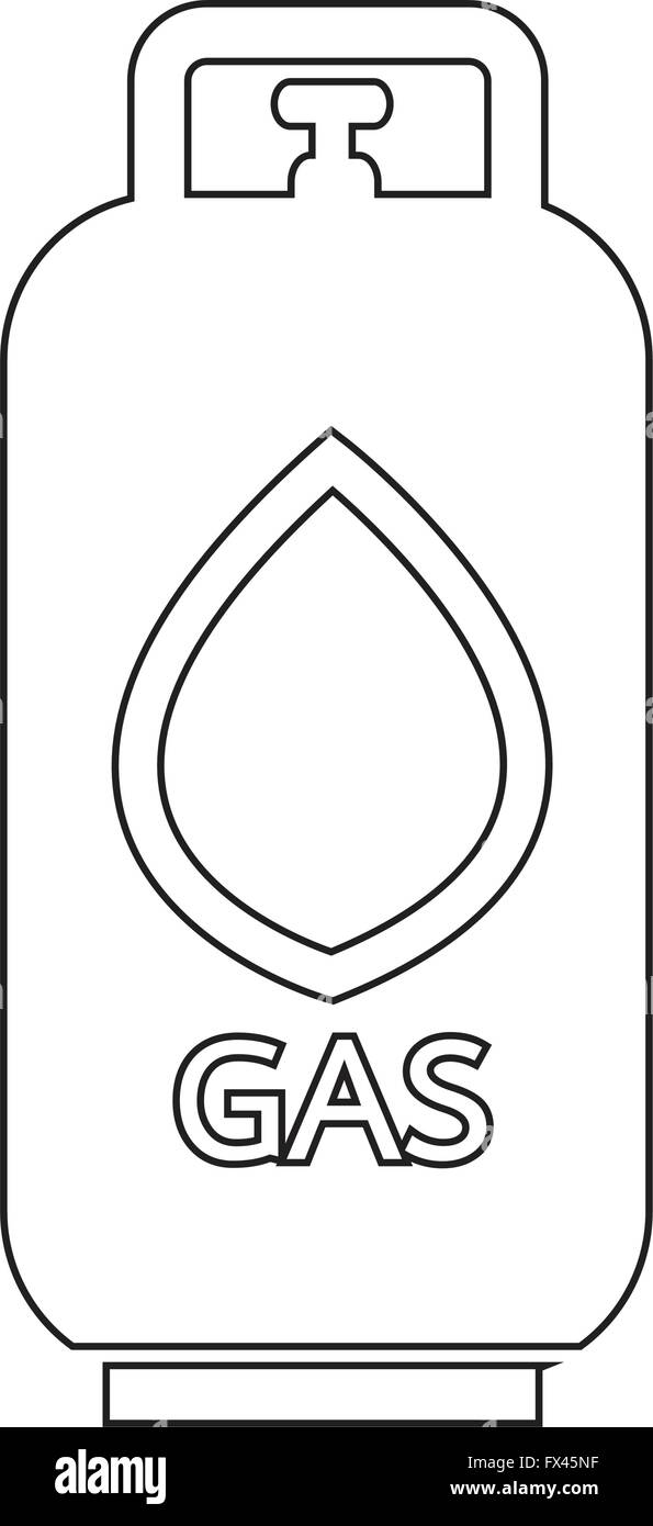 Liquid Propane Gas icon Illustration symbol design Stock Vector Image ...