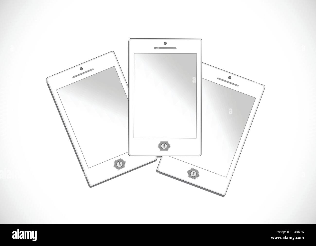 Cell phone glass Black and White Stock Photos & Images - Alamy