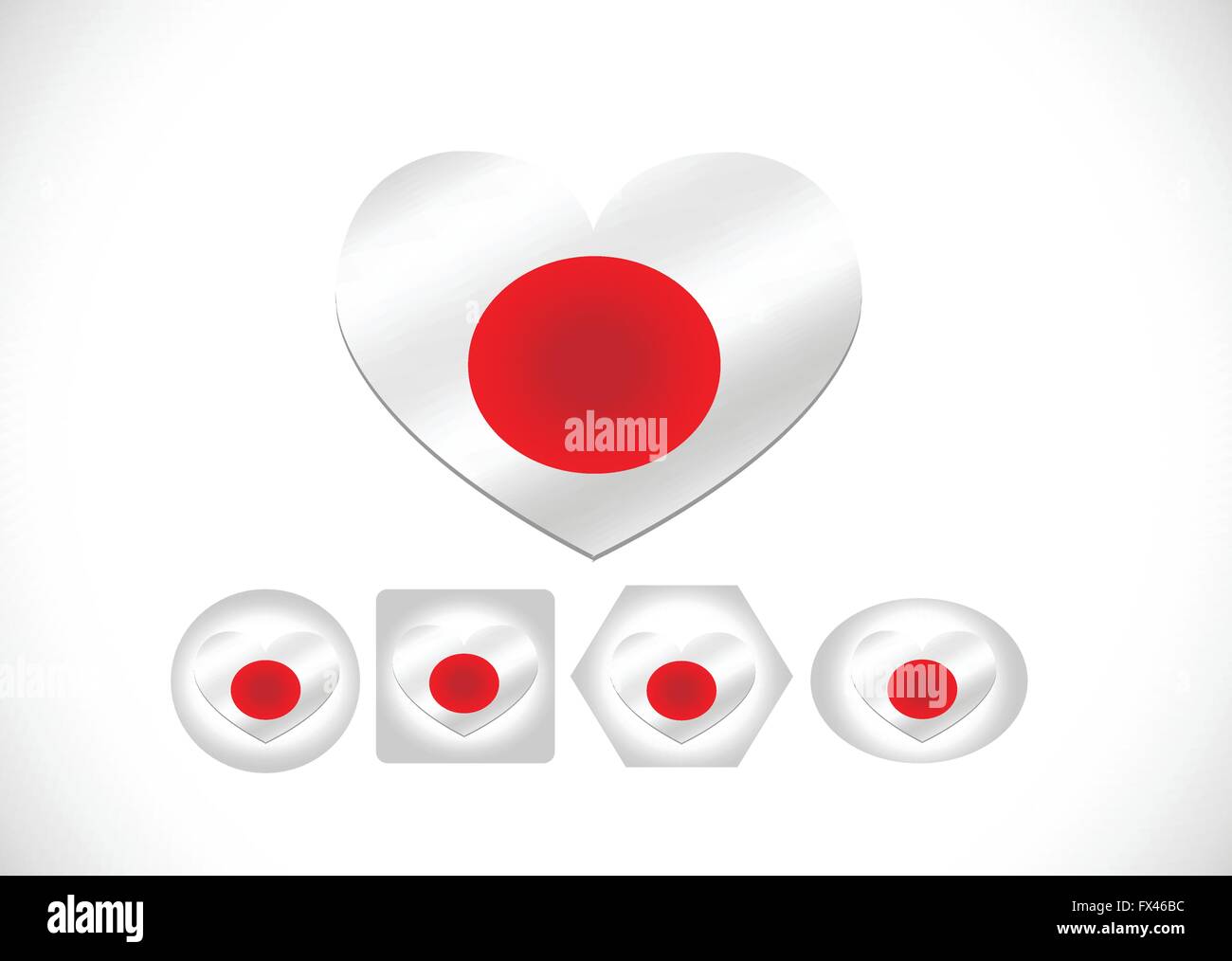 National flag of Japan themes idea design Stock Vector Image & Art - Alamy
