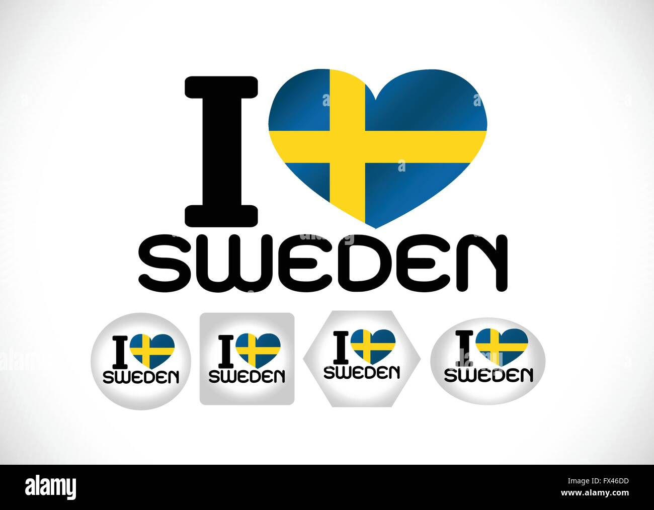 Scalable sweden flag vector hi-res stock photography and images - Alamy