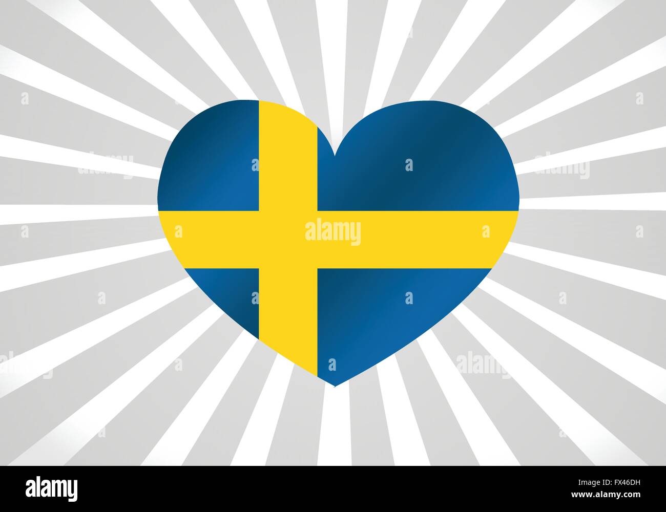 Sweden Flag themes idea design in illustration Stock Vector Image & Art ...