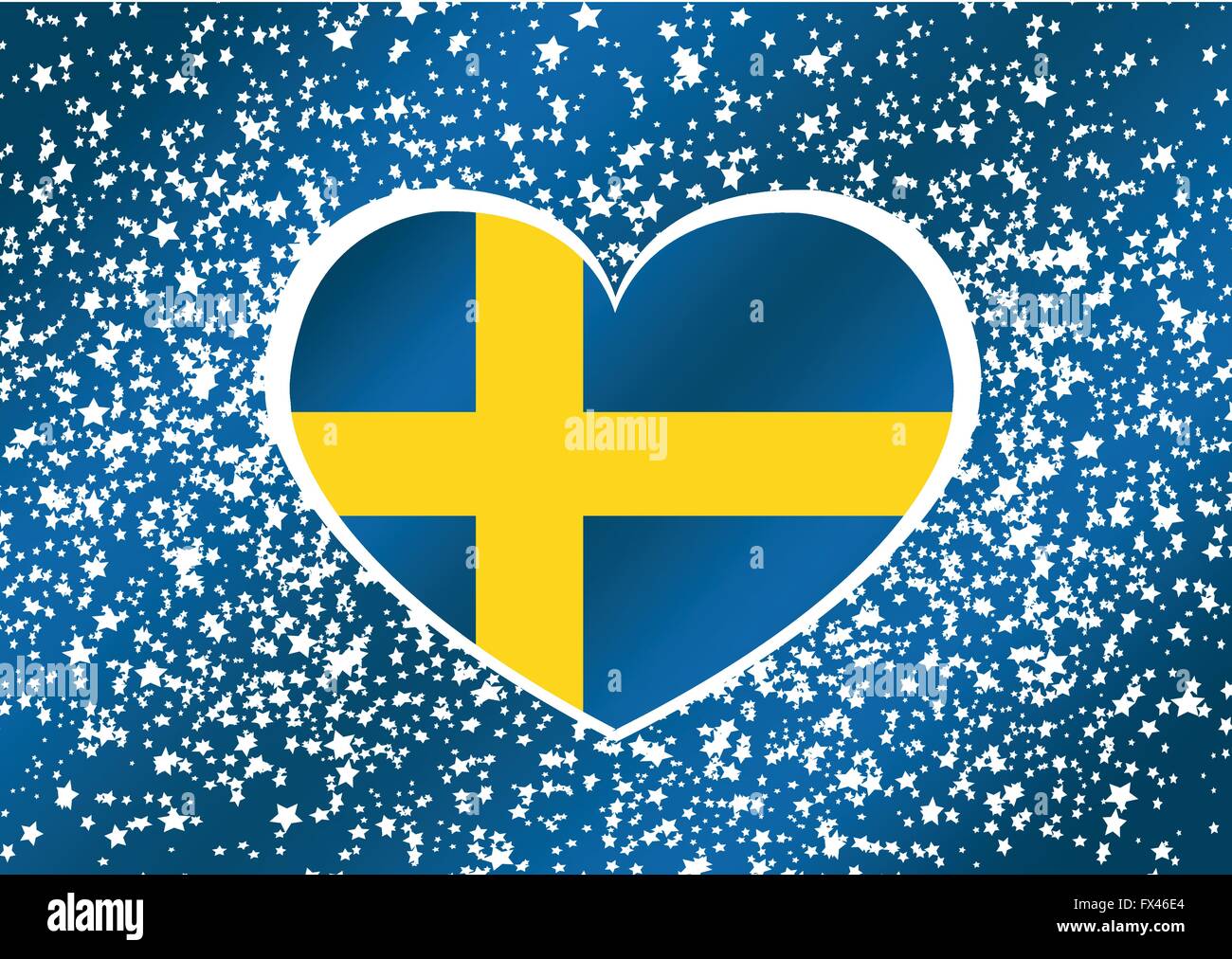 Sweden Flag themes idea design in illustration Stock Vector Image & Art ...