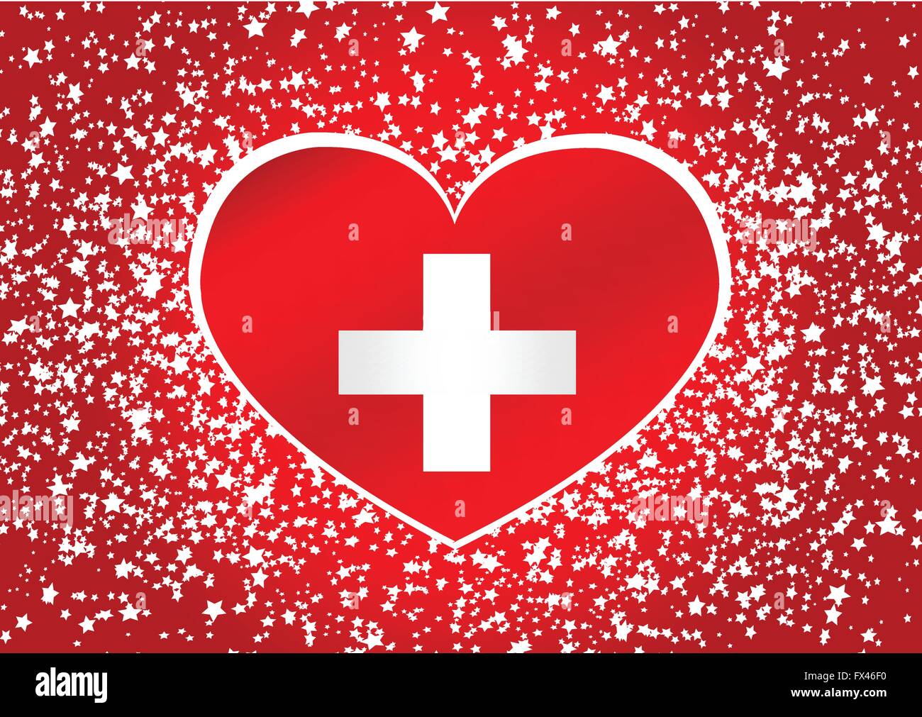 National flag of Switzerland themes idea design Stock Vector Image ...