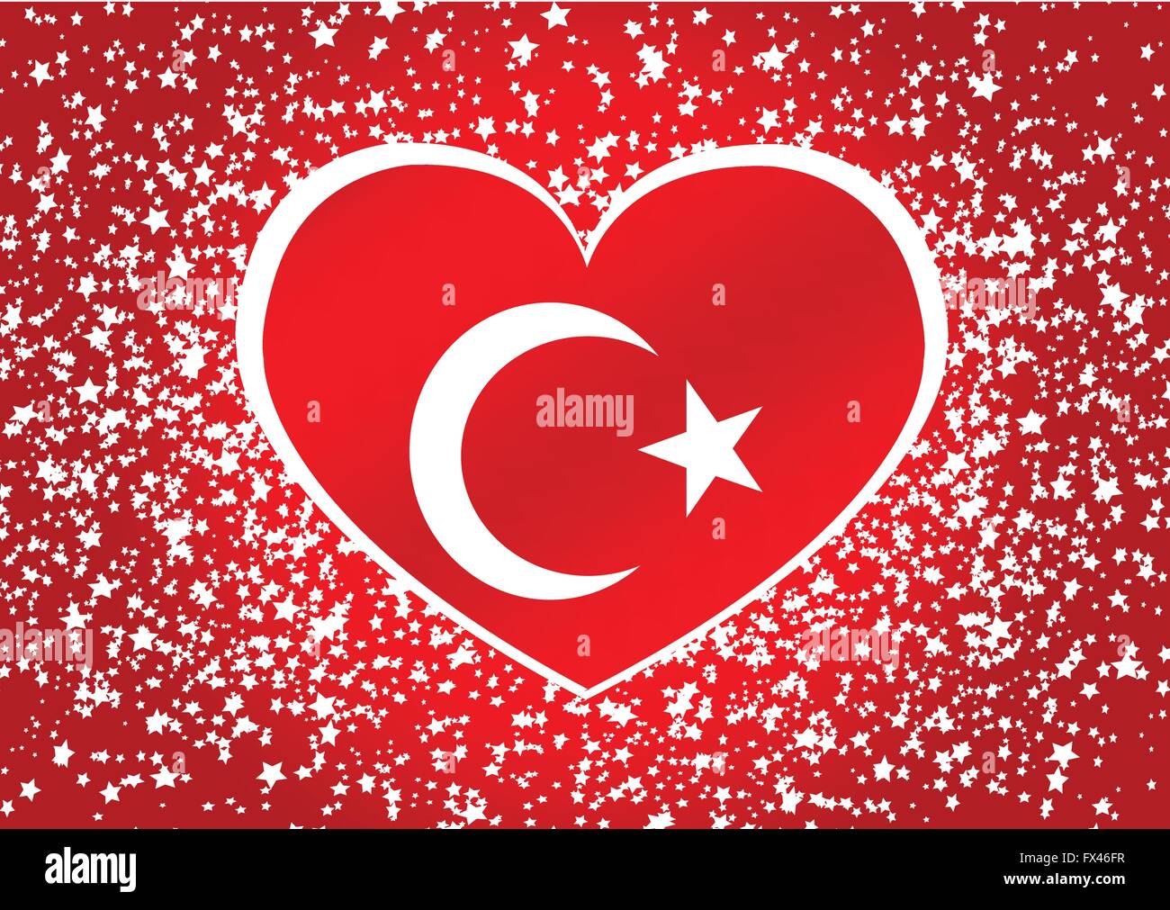 Flag of Turkey themes idea design Stock Vector Image & Art - Alamy