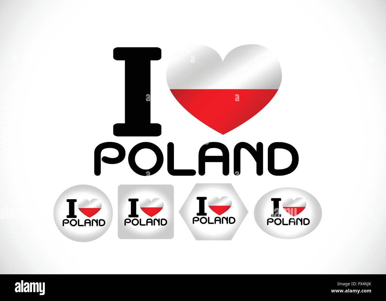National flag of Poland themes idea design Stock Vector Image & Art - Alamy