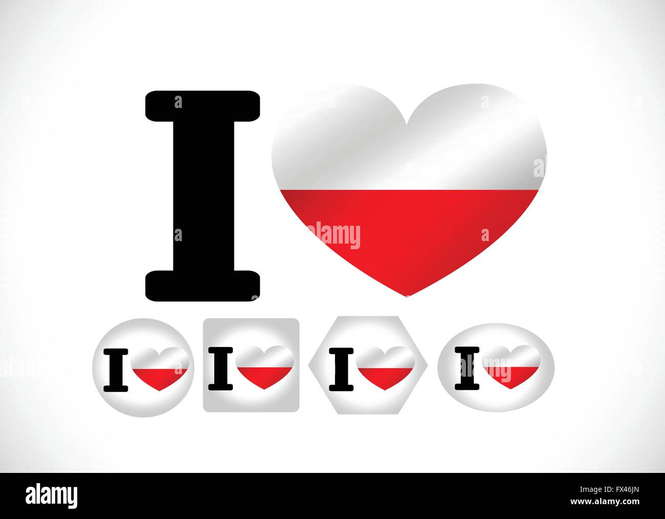 National flag of Poland themes idea design Stock Vector Image & Art - Alamy
