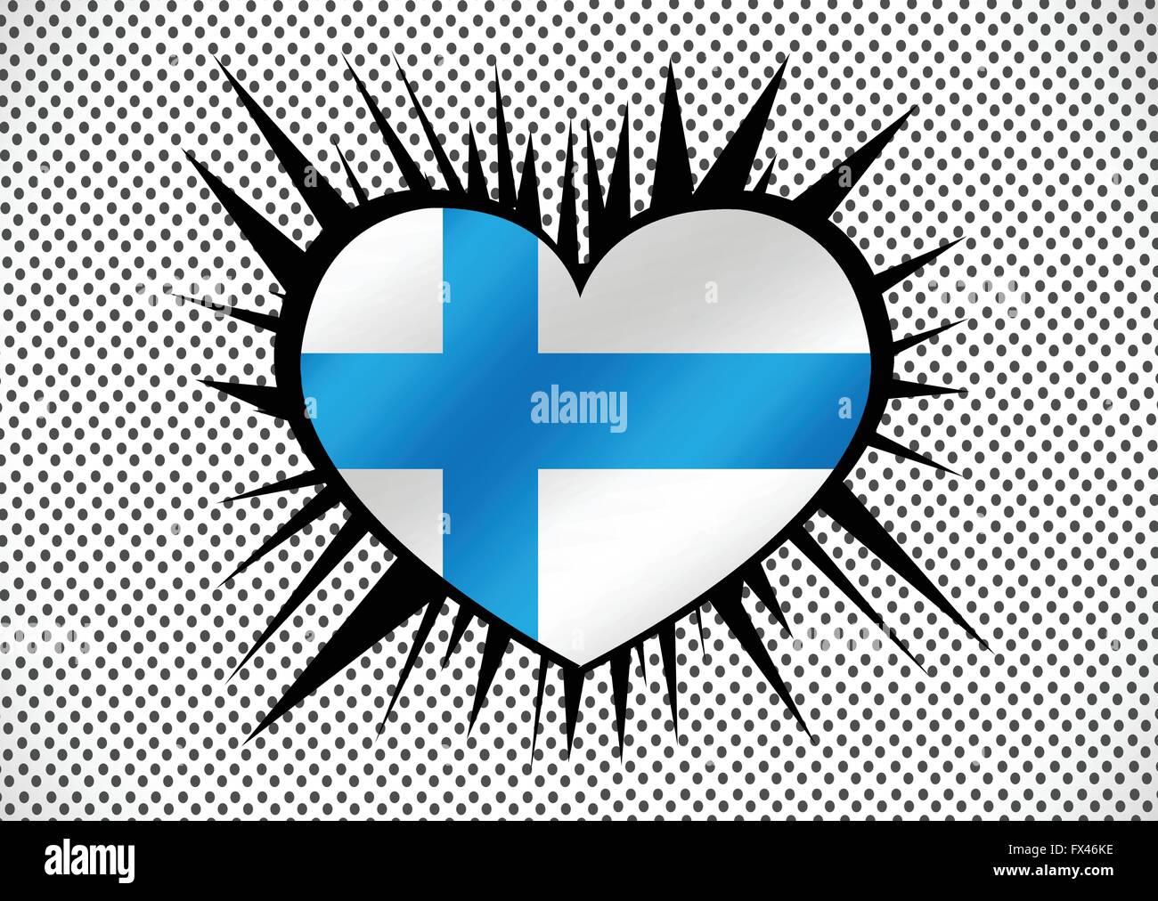 National flag of Finland themes idea design Stock Vector Image & Art ...