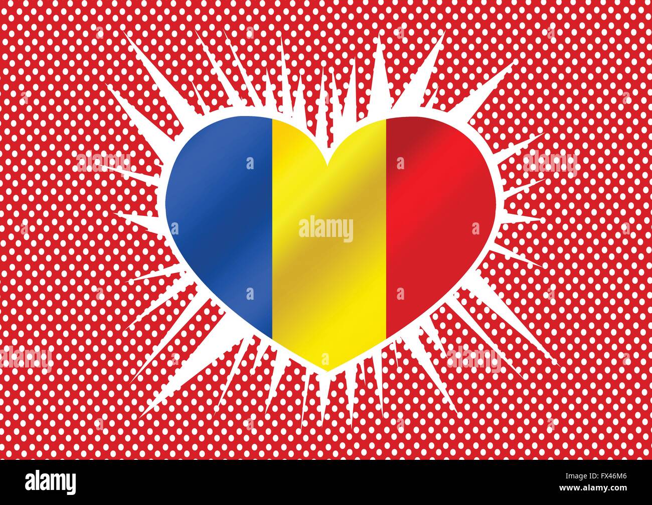 National flag of Romania themes idea design Stock Vector Image & Art ...