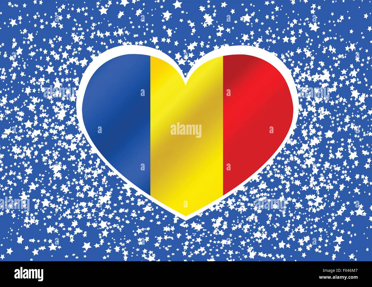 National flag of Romania themes idea design Stock Vector Image & Art ...