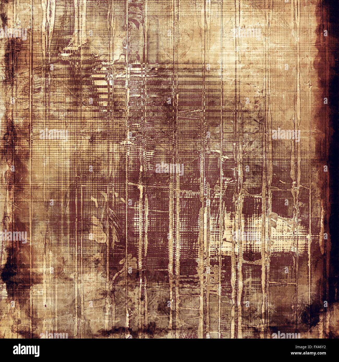 Vintage Template. With different color patterns: yellow (beige); brown ...