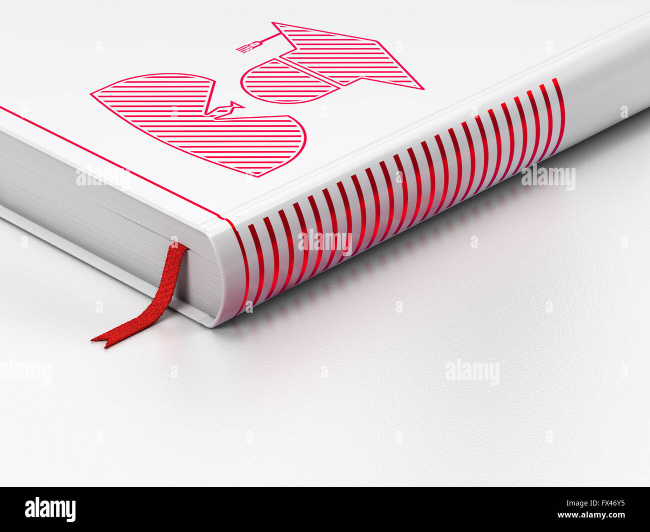 Education concept: closed book, Student on white background Stock Photo ...