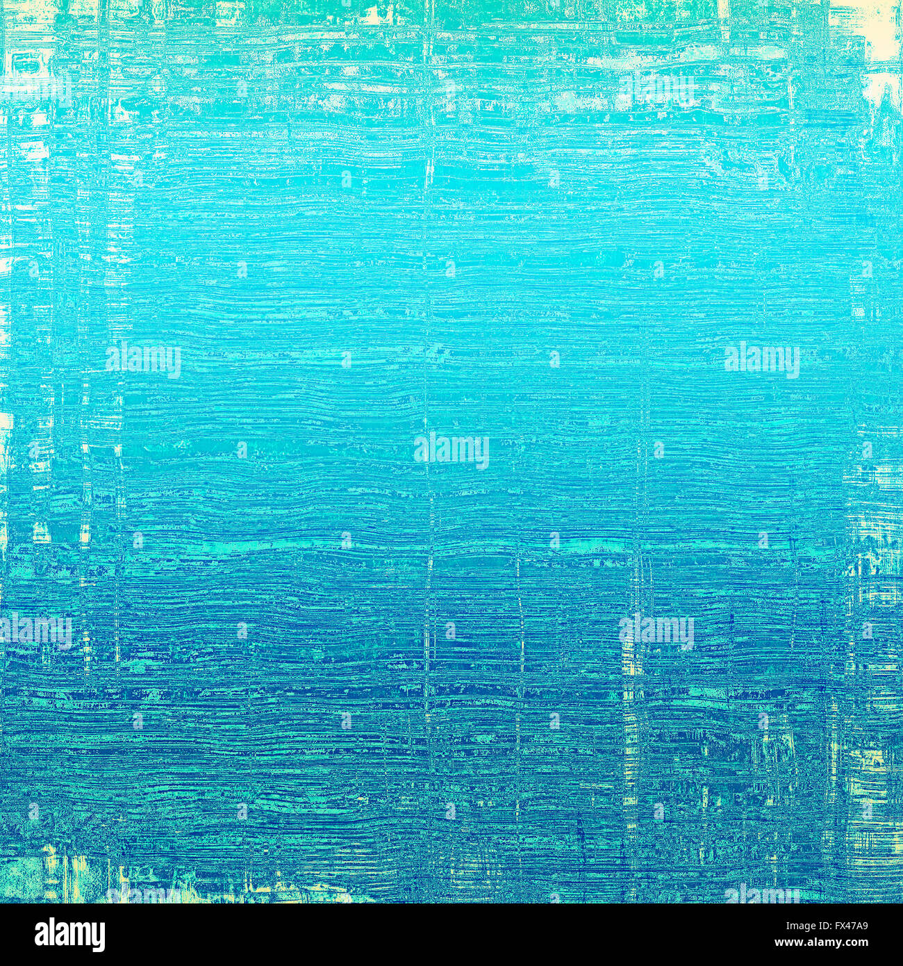 Old retro vintage texture. With different color patterns: blue; cyan ...