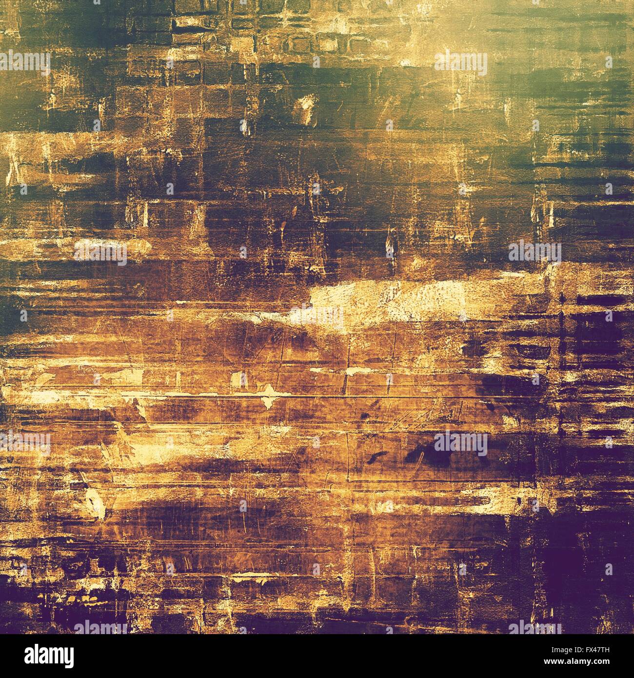 Old-style background, aging texture. With different color patterns ...