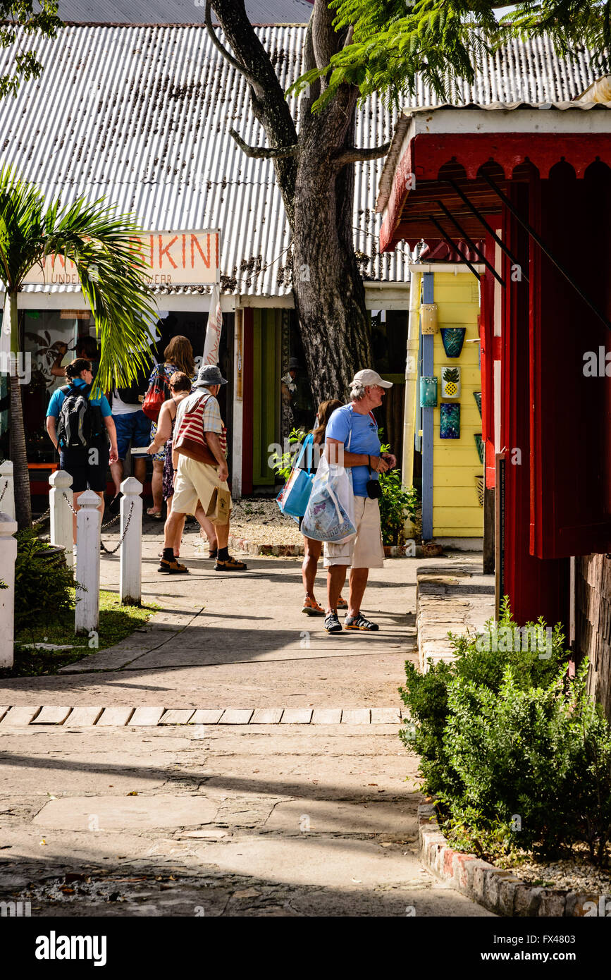 Redcliffe Quay, St. John's, Antigua Stock Photo - Alamy