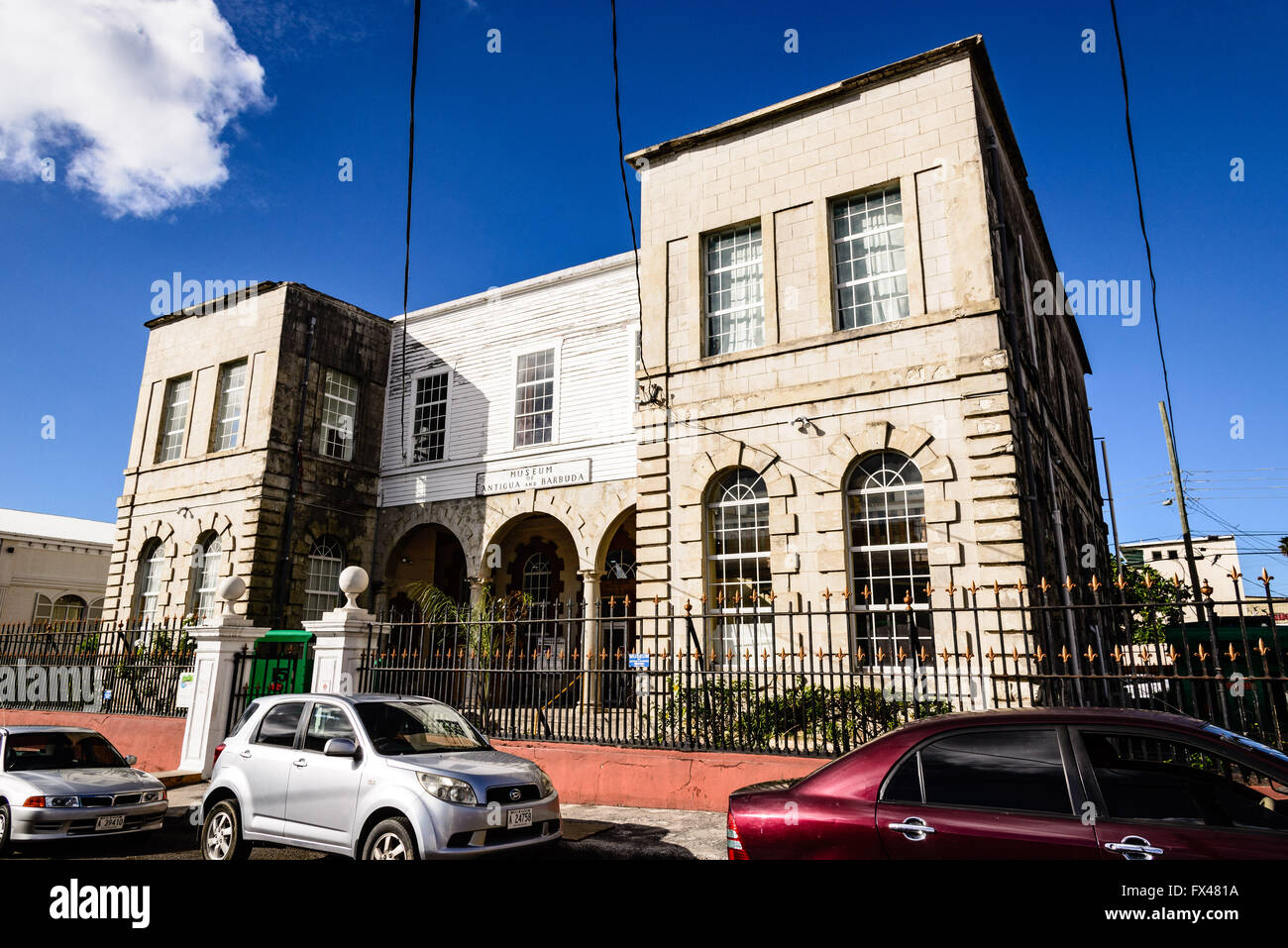 Museum of Antigua and Barbuda, Long Street, St. John's, Antigua Stock ...