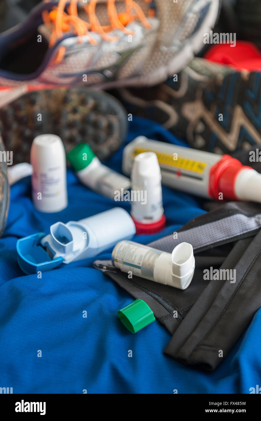 Sports induced asthma peak flow running shoes kit gear with breathing ...
