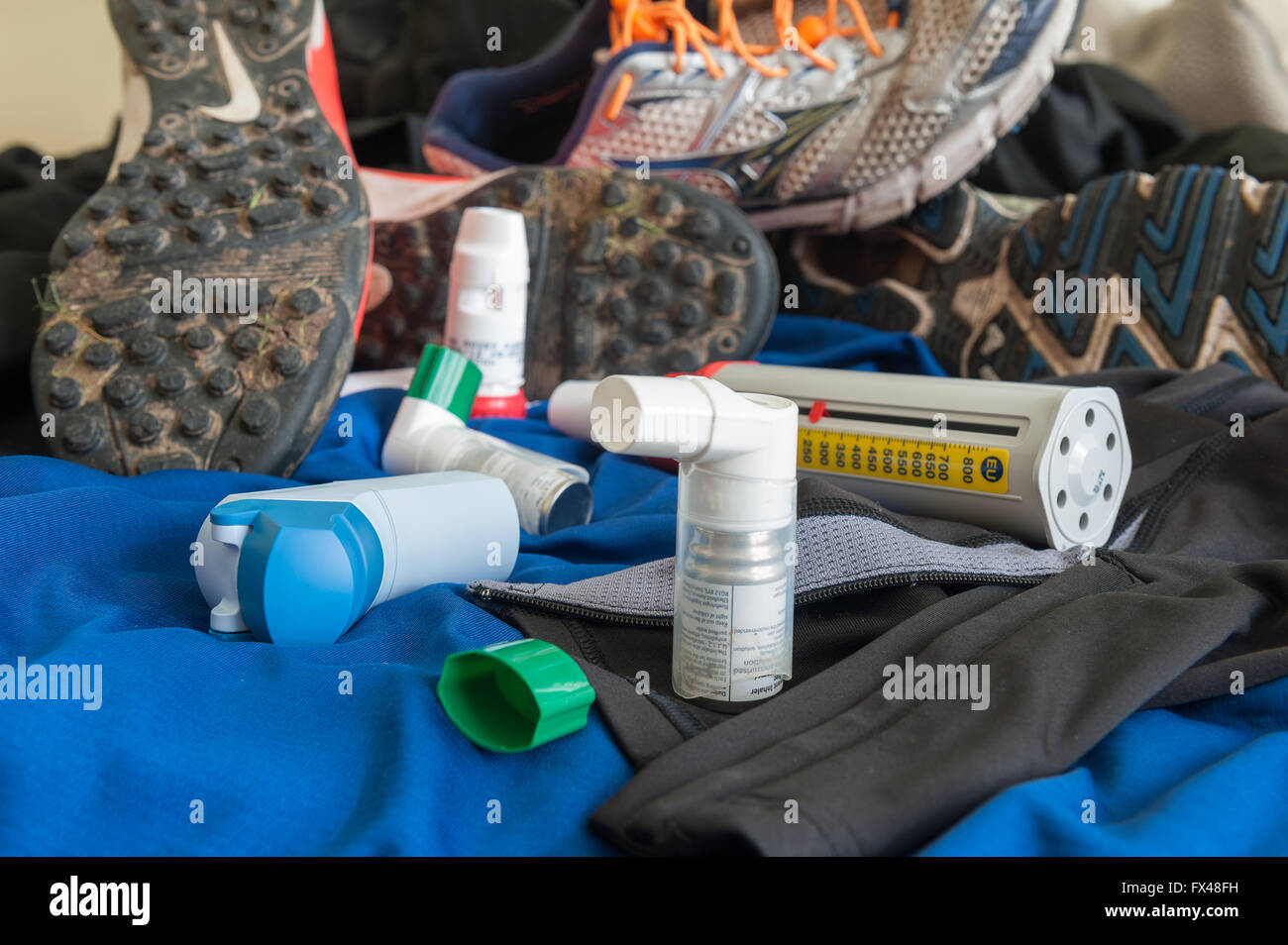 Sports induced asthma peak flow running shoes kit gear with breathing ...