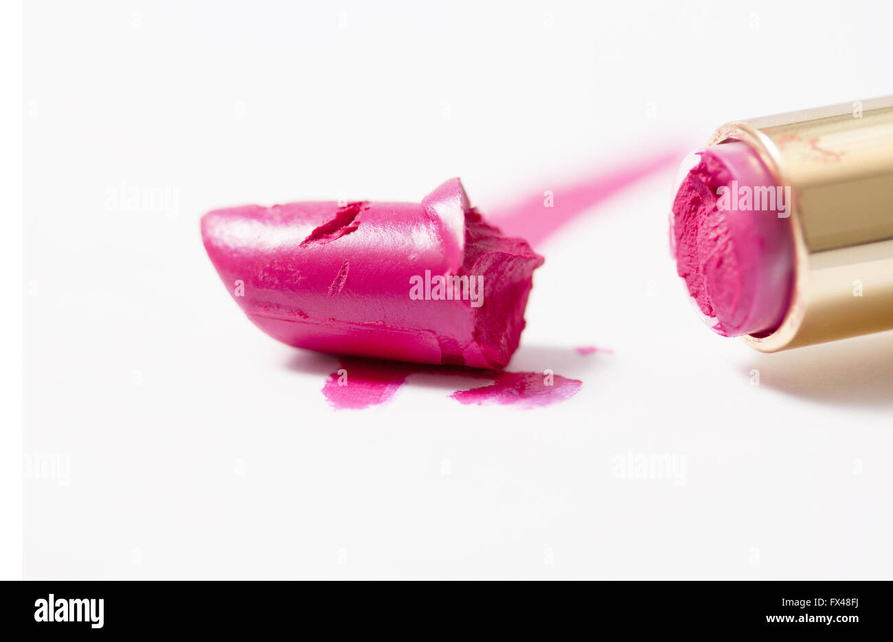 Lipstick smear orange hi-res stock photography and images - Alamy