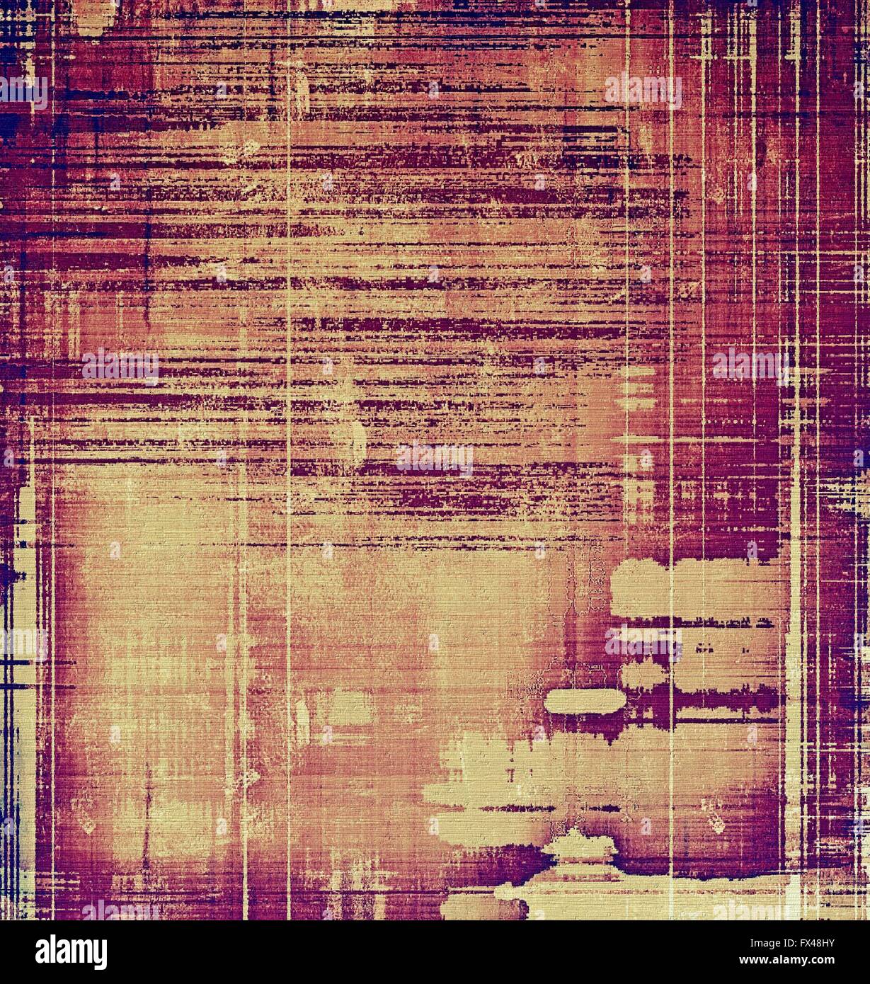 Old-style background, aging texture. With different color patterns ...