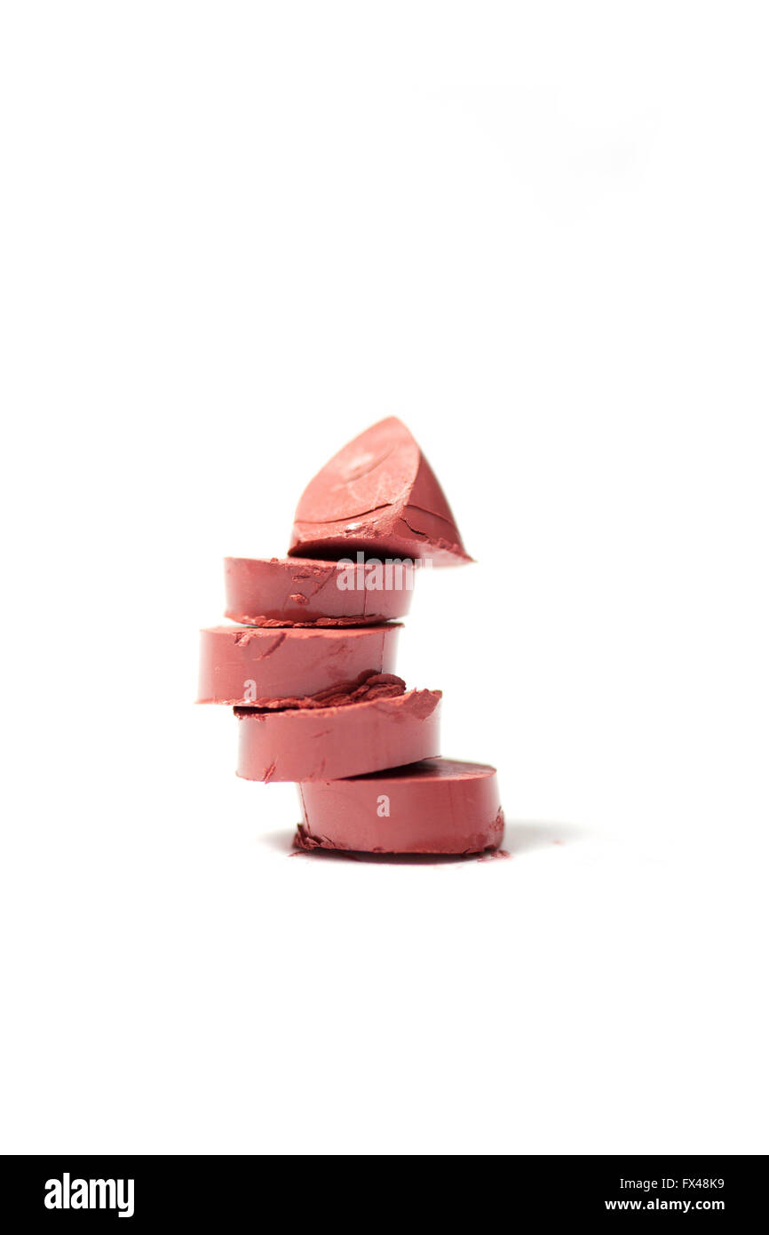 Brown lipstick smear hi-res stock photography and images - Alamy