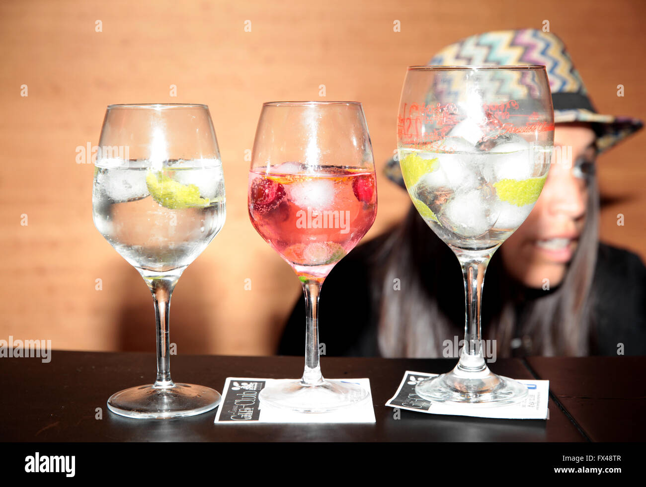 Half full glasses hi-res stock photography and images - Alamy